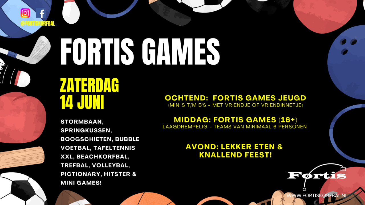Terugblik Fortis Games! - Fortis Korfbal